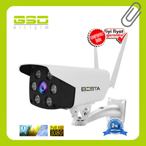 ÇİFT ANTENLİ 2MP WIFI ÖZELLİKLİ DIŞ MEKAN GÜVENLİK KAMERASI - 1702 ÇİFT ANTENLİ 2MP WIFI ÖZELLİKLİ DIŞ MEKAN GÜVENLİK KAMERASI - 1702